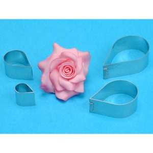 PME INOX Rose Petal Cutter Set 4