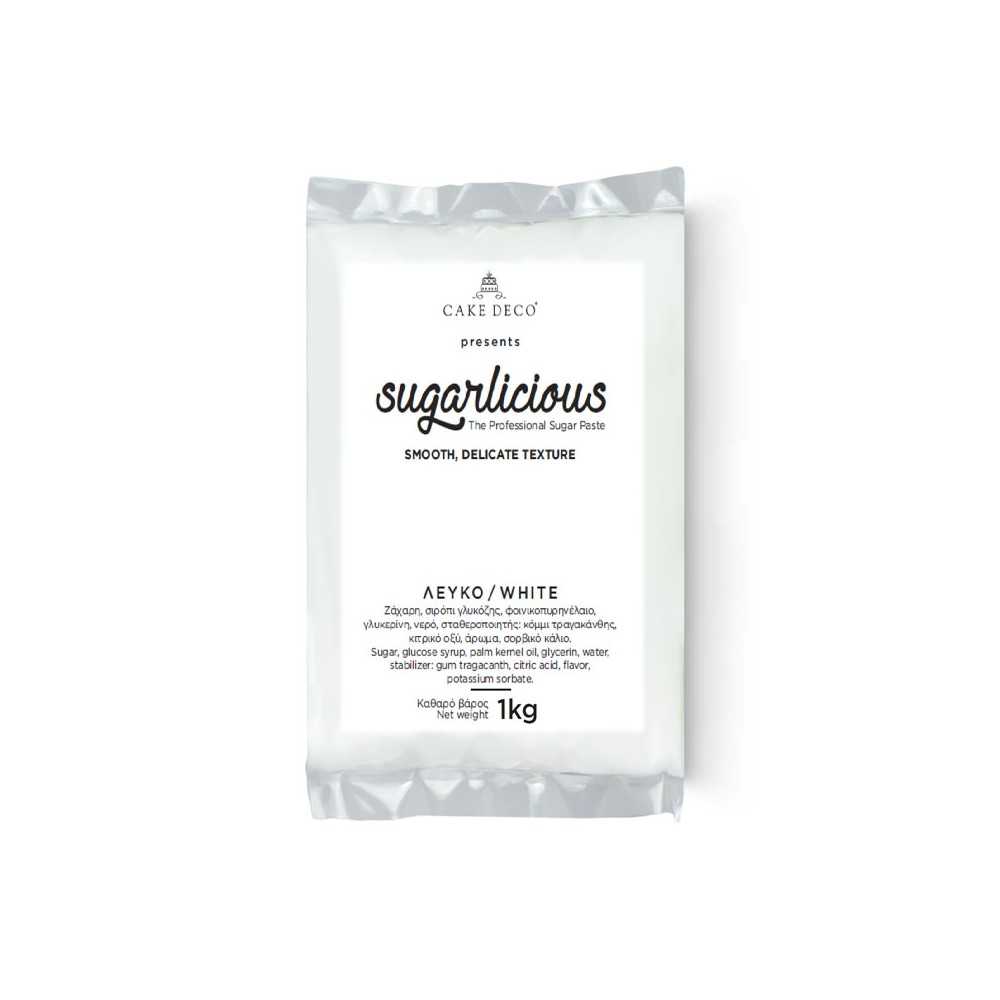 Ζαχαρόπαστα Sugarlicious Λευκό 1κ.