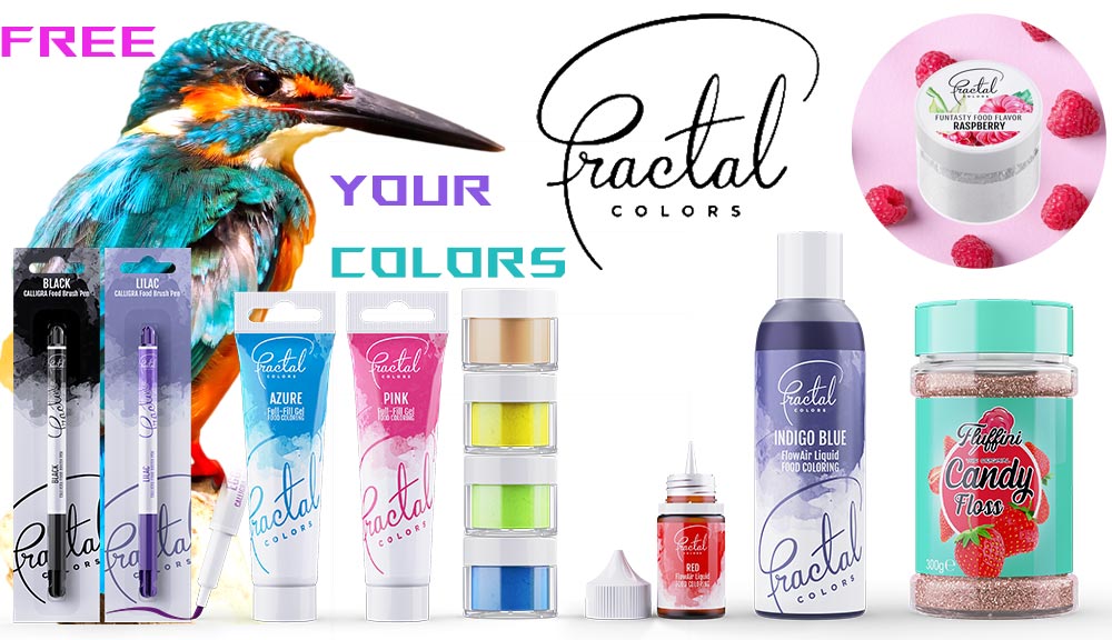 Our new partner in edible & craft colors is Fractal Colors! Amazing ...